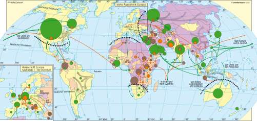 Diercke Weltatlas - Kartenansicht - Migration Diercke Weltatlas - Kartenansicht - Migration
